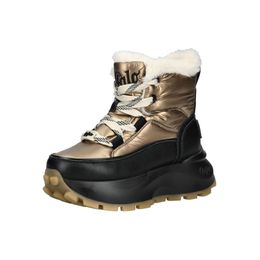 Buffalo Stiefelette in Schwarz/Gold | Gr.: 40