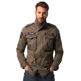 JP1880 &Uuml;bergangsjacke in moosgr&uuml;n | Gr.: 5XL