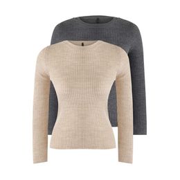 Trendyol Sweater female Beige, Grey size S