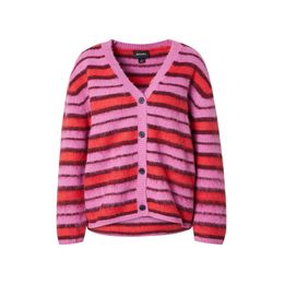 MONKI Strickjacke Damen Gr&ouml;&szlig;e S eosin / weinrot / hellrot