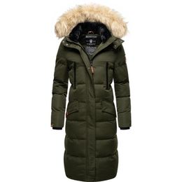 Marikoo Mantel 'Schneesternchen' Damen Gr&ouml;&szlig;e M gr&uuml;n Wintermantel