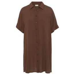 Lascana Damen Longbluse, braun, Gr&ouml;&szlig;e 34