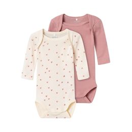 name it Romper/Bodysuit boy Beige, Pink size 98