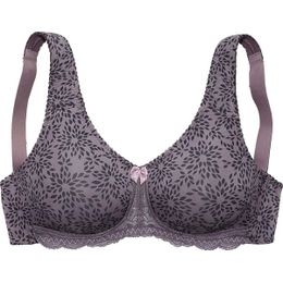 sheego Gro&szlig;e Gr&ouml;&szlig;en Entlastungs-BH, taupe-schwarz, Gr&ouml;&szlig;e 95B - Damen