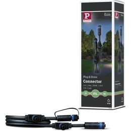 Lampen-Verbindungskabel Paulmann "Outdoor Plug&Shine 1m IP68", schwarz, &Oslash;:18,4mm, Kabel, 1 in - 3 out