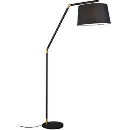Trio LEUCHTEN Stehlampe "Tracy", schwarz, 1, &Oslash; 40cm H: 175cm, 1 Stk., Leuchten, Fu&szlig;schalter, Leuchtmittel tauschbar, Stehlampe
