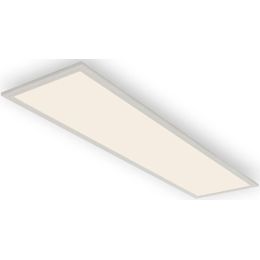 Briloner Leuchten LED Panel "7189016 Piatto", wei&szlig;, Leuchten, Deckenlampe, 119,5x29,5x6,5cm, Wei&szlig;, 38W, Wohnzimmer, Schlafzimmer