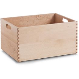 Holzkiste zeller PRESENT, beige (natur), B:40cm H:21cm T:30cm, Massivholz, Aufbewahrungsboxen, f&uuml;r jeden Bedarf