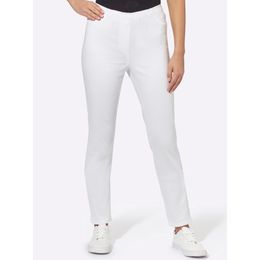 Jeansjeggings Classic Basics, Damen, Gr. 48, Normalgr&ouml;&szlig;en, wei&szlig;, 98% Baumwolle, 2% Elasthan, unifarben, lang, Jeans