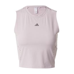 adidas Performance Sporttop 'ELEV HIIT' Damen Gr&ouml;&szlig;e XL/XXL dunkelgrau / flieder