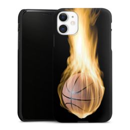 DeinDesign iPhone 11 Handy Premium Case Smartphone Handyh&uuml;lle Schutzh&uuml;lle matt Fire Sports Basketball Premium Case