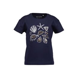Blue Seven T-Shirt M&auml;dchen Gr&ouml;&szlig;e 92 navy / gold / wei&szlig;