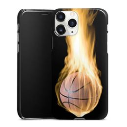 DeinDesign iPhone 11 Pro Handy Premium Case Smartphone Handyh&uuml;lle Schutzh&uuml;lle gl&auml;nzend Fire Sports Basketball Premium Case