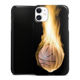 DeinDesign iPhone 11 Handy Premium Case Smartphone Handyh&uuml;lle Schutzh&uuml;lle gl&auml;nzend Fire Sports Basketball Premium Case