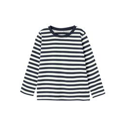 name it Shirt 'NMMSalmo' Jungen Gr&ouml;&szlig;e 122/128 marine / offwhite