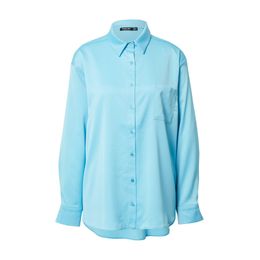 Nasty Gal Bluse Damen Gr&ouml;&szlig;e L himmelblau