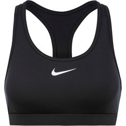 Nike Sport-BH 'SWOOSH' Damen Gr&ouml;&szlig;e L schwarz / wei&szlig;