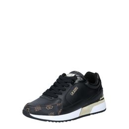 GUESS Sneaker Damen Gr&ouml;&szlig;e 35 braun / gold / schwarz