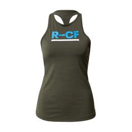 Reebok Sporttop Damen Gr&ouml;&szlig;e S blau / oliv / wei&szlig;
