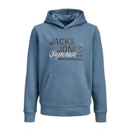 Jack & Jones Jack & Jones Junior Sweatshirt boy size 128 Sapphire / Dark blue / White