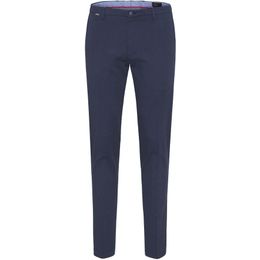 Chinohose Cinque "CIBRODY", Herren, Gr. 52, N-Gr, blau (dunkelblau), Web, Obermaterial: 97% Baumwolle, 3% Elasthan, slim fit lang, Hosen Chinohose, modisches Strukturmuster