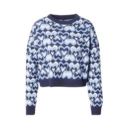 Only Pullover 'ONLSANNE' Damen Gr&ouml;&szlig;e L hellblau / dunkelblau / wei&szlig;