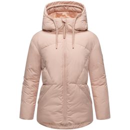 Steppjacke Navahoo "Pastellzauber 14", Damen, Gr. M (38), pfirsich, Obermaterial: 100% Polyester; Innenfutter: 100% Polyester; Wattierung: 100% Polyester; &Auml;rmelfutter: 100% Polyester, Basic, gerade h&uuml;ftbedeckend, Rippstrickb&uuml;ndchen, Jacken Steppjacke, Winterjacke mit Kapuze