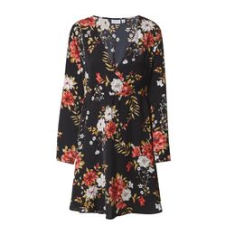 Vila Kleid 'BLUME' Damen Gr&ouml;&szlig;e 34 hellgr&uuml;n / hellrot / schwarz / wei&szlig; Sommerkleid