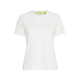 The Jogg Concept T-Shirt 'JCSABITA' Damen Gr&ouml;&szlig;e L orange / wei&szlig;