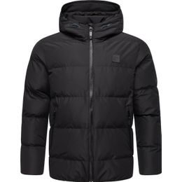 Steppjacke Ragwear "Norg", Herren, Gr. XL (54), schwarz, Obermaterial: 100% Polyester; Innenfutter: 100% Polyester; Wattierung: 100% Polyester, Basic, gerade h&uuml;ftbedeckend, hoch geschlossener Ausschnitt, &Auml;rmel ohne &Auml;rmelschlitz Rippb&uuml;ndchen, Jacken Steppjacke, wasserdichte Herren Winterjacke