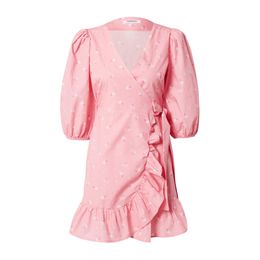 Glamorous Kleid Damen Gr&ouml;&szlig;e 38 pink / rosa / wei&szlig; Winterkleid