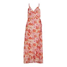 VILA Kleid 'GILLA' Damen Gr&ouml;&szlig;e 44 creme / koralle / pitaya / wei&szlig; Sommerkleid