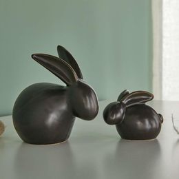Hase "Black", 2er Set