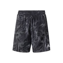 adidas originals Shorts 'ADILENIUM' Herren Gr&ouml;&szlig;e 35/38 grau / silbergrau / schwarz