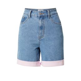 florence by mills Exclusive For About You Shorts 'Laundry Day' Damen Gr&ouml;&szlig;e 32/34 blue denim / rosa