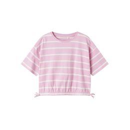 name it T-Shirt 'NKFFunion' M&auml;dchen Gr&ouml;&szlig;e 146/152 pink / offwhite