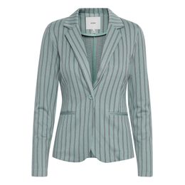 Ichi Blazer 'RUTI BL9' Damen Gr&ouml;&szlig;e 44 cyanblau / schwarz