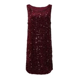 Pieces Kleid 'PCKAM' Damen Gr&ouml;&szlig;e 34 weinrot Winterkleid
