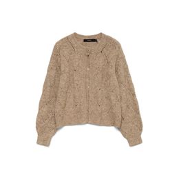 Vero Moda Strickjacke 'VMShell' Damen Gr&ouml;&szlig;e L hellbraun