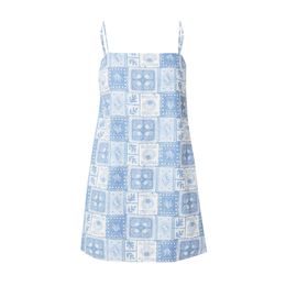 Hollister Kleid Damen Gr&ouml;&szlig;e 38 blau / wei&szlig;