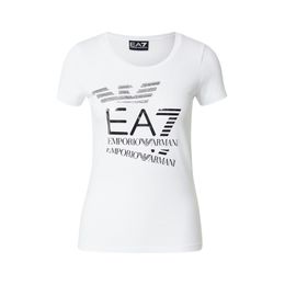 EA7 Emporio Armani T-Shirt Damen Gr&ouml;&szlig;e XXL silber / wei&szlig;