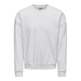 Only & Sons Only & Sons Sweatshirt 'ONSCeres' Herren Gr&ouml;&szlig;e XS hellgrau