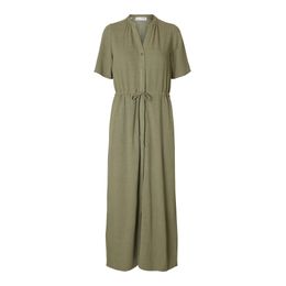Selected Kleid 'SLFVIVA-DAMINA' Damen Gr&ouml;&szlig;e 42 oliv Sommerkleid