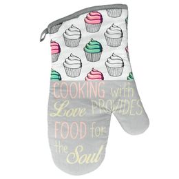 Metaltex Backhandschuh mit Motiv MUFFIN