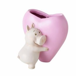 Boltze Vase Herz mit Schwein PIGGIE