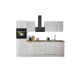 K&uuml;chenblock mit E-Ger&auml;ten CORNWALL (Zeile-Backofen-K&uuml;hlschrank) IV