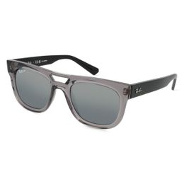 Ray-Ban RB4426 | Unisex-Sonnenbrille | Fassung: Vollrand, Quadratisch, Acetat, Grau Transparent | Glasfarbe: Grau