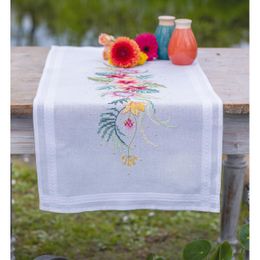 Tischw&auml;sche - Tropische Blumen, Tischl&auml;ufer