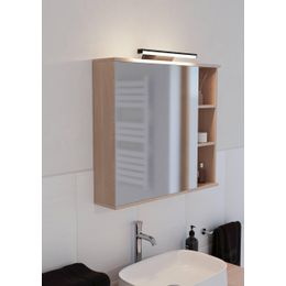 Eglo Spiegelleuchte "Regello-Z Spiegelleuchte, ZigBee 3.0, Bad Wandlampe, IP44, Lampe", 1, H: 4cm, 1 Stk., schwarz, Badezimmer, Leuchten,