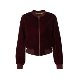 King Louie Jacke 'Bessie' Damen Gr&ouml;&szlig;e S hellblau / braun / rot / bordeaux